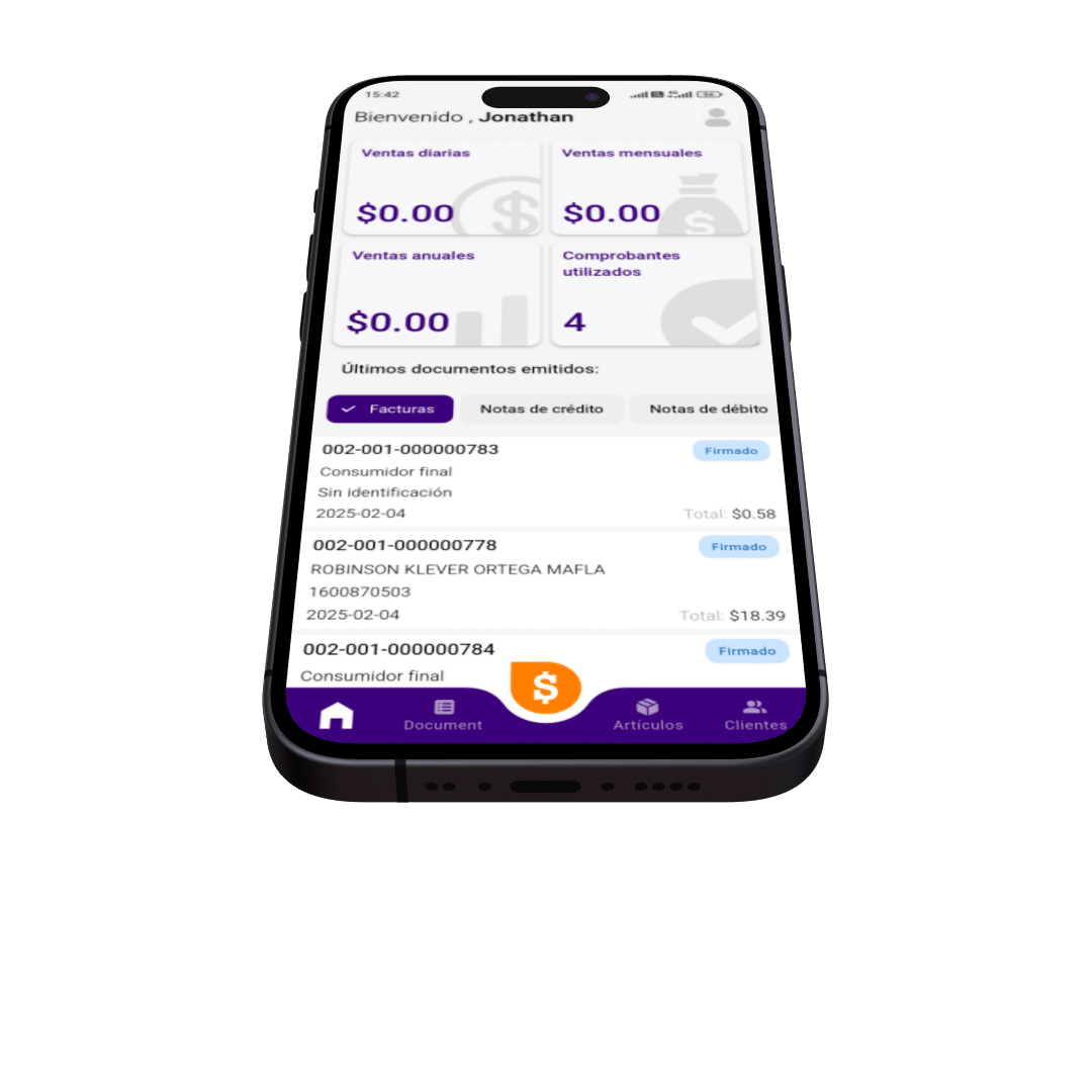 Aplicación facturación electrónica- FacturaSoft
